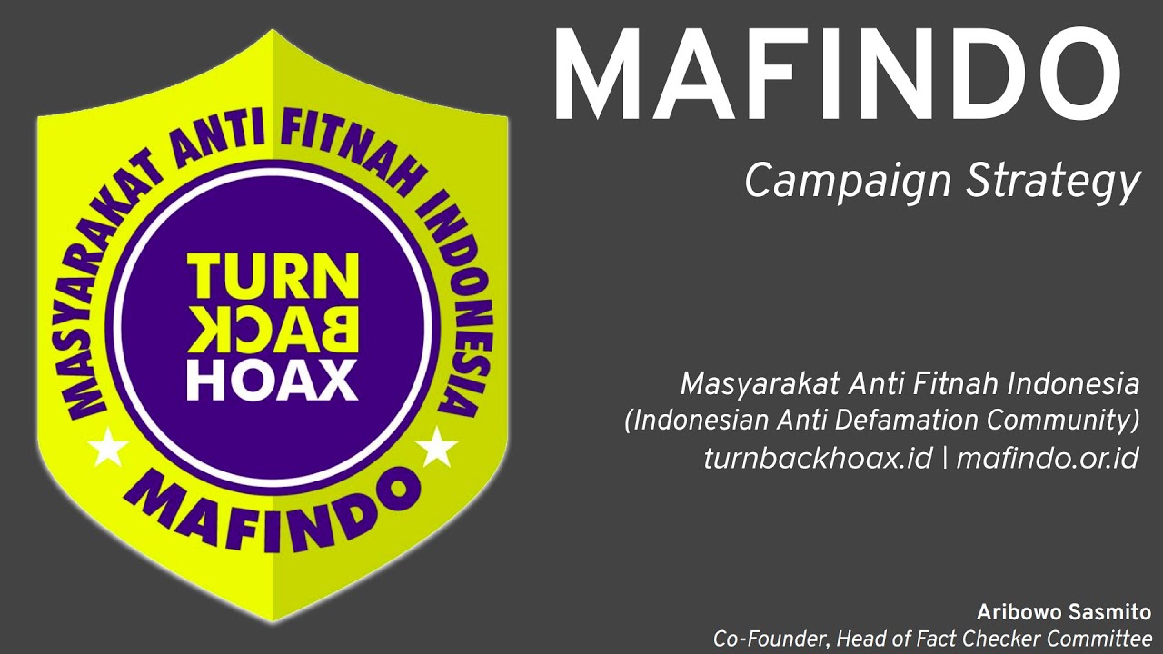 [ACARA] "MAFINDO Campaign Strategy" - YouTube