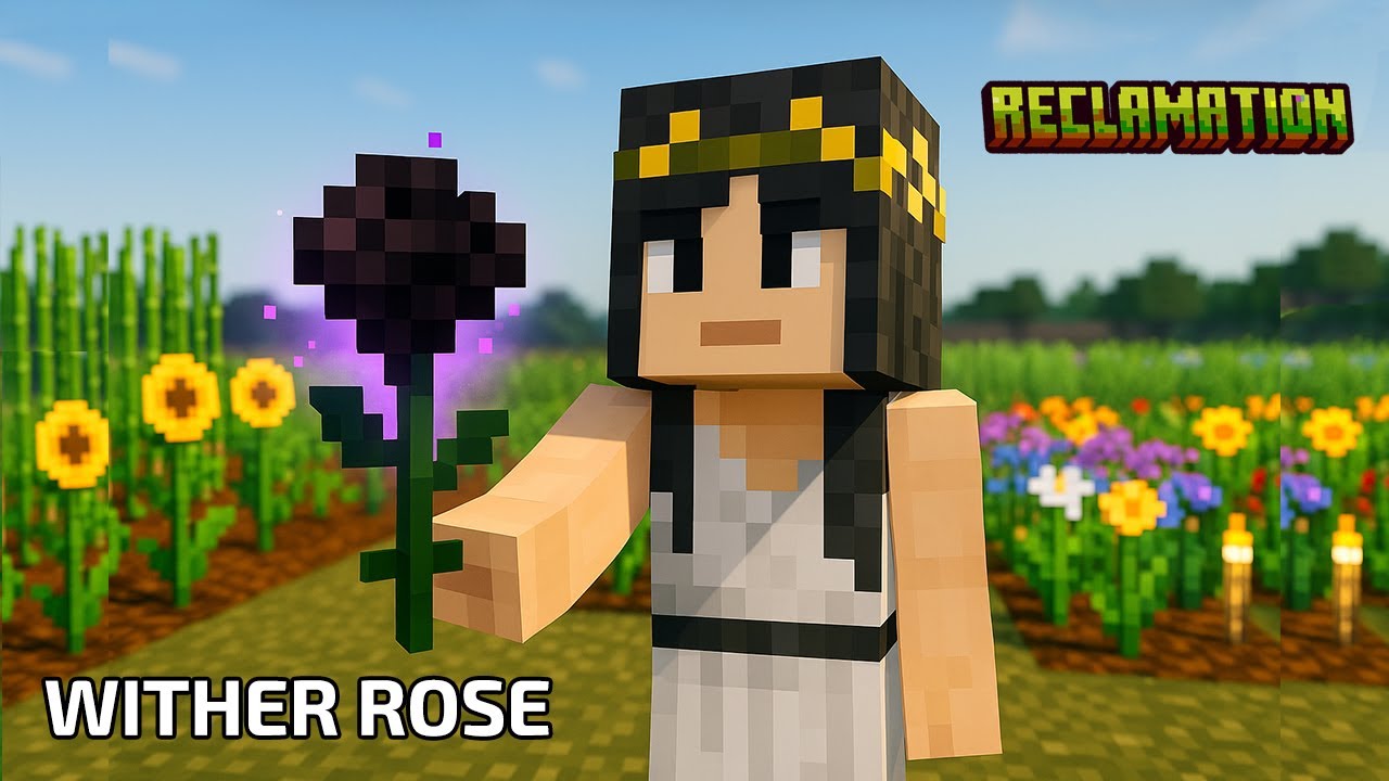 How to get the Wither Rose in Reclamation Minecraft Modpack - YouTube