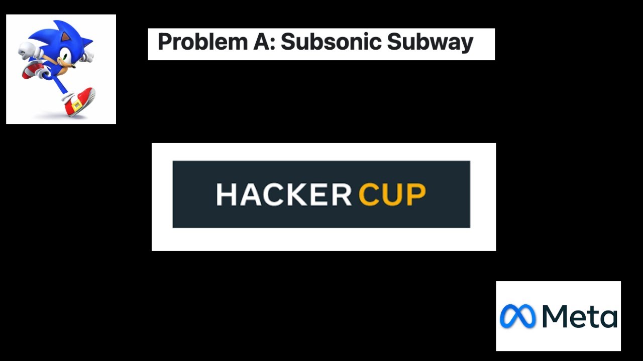 Meta Hacker Cup 2024 Problem A: Subsonic Subway Explanation - YouTube