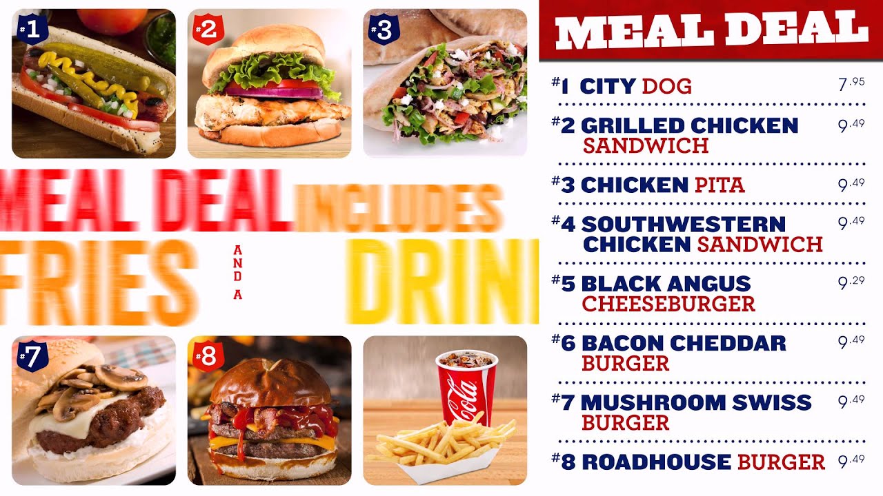 Combo Menu with Promotional Animations - YouTube