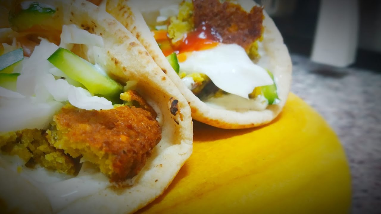Falafel Roll Recipe | Falafel Shawarma | Falafel Recipe - YouTube