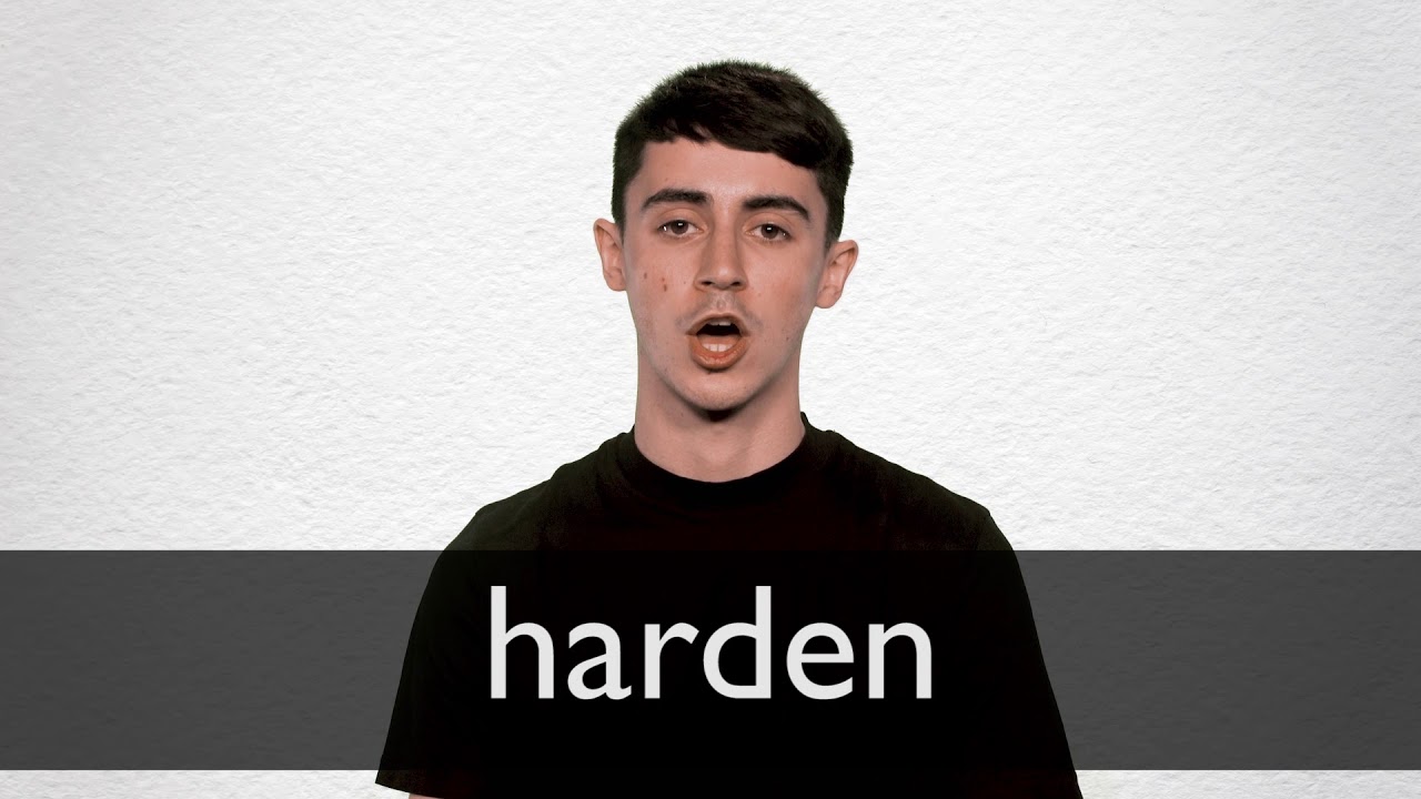 How to pronounce HARDEN in British English - YouTube