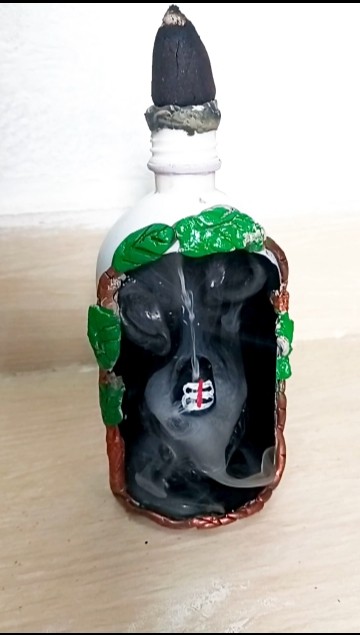 smoke fountain with dhup batti🙏 making at home#trending #diy # ...