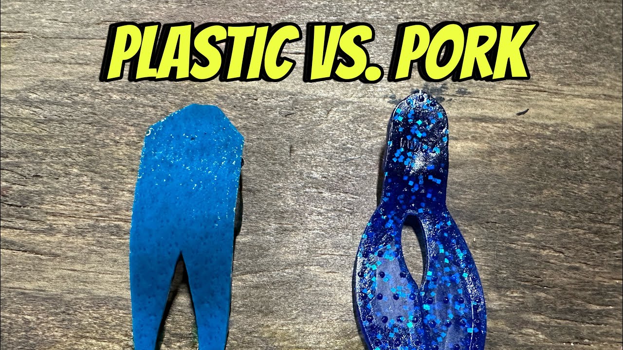 When Pork Jig Trailers Outfish Plastic Ones… - YouTube