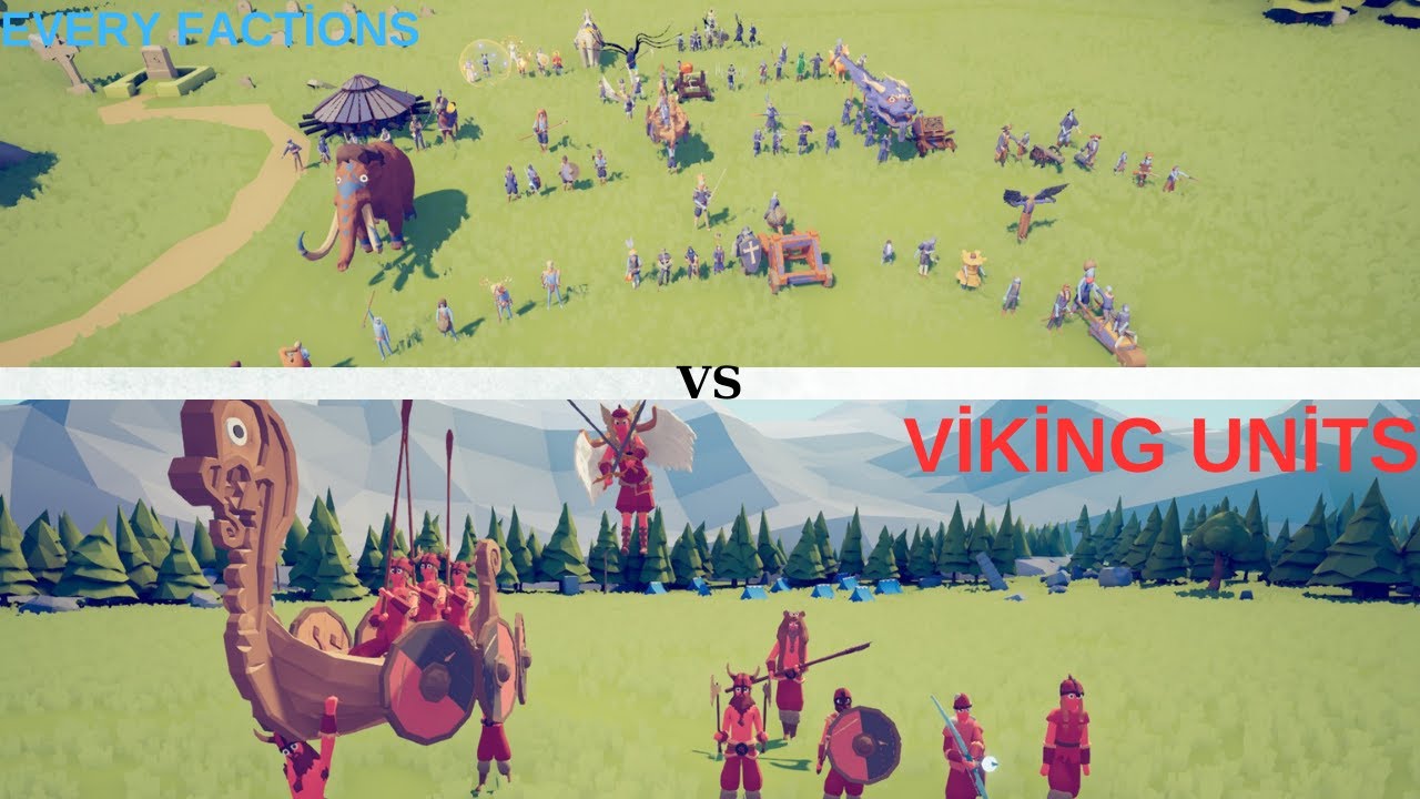 Viking Unist VS EVERY FACTİONS/Totally Accurate Battle Simulator - YouTube