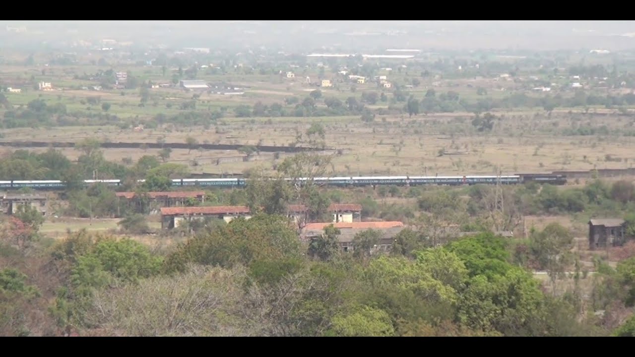 Superb Extended Panoramic View of Express Train & Natural Beauty of ...