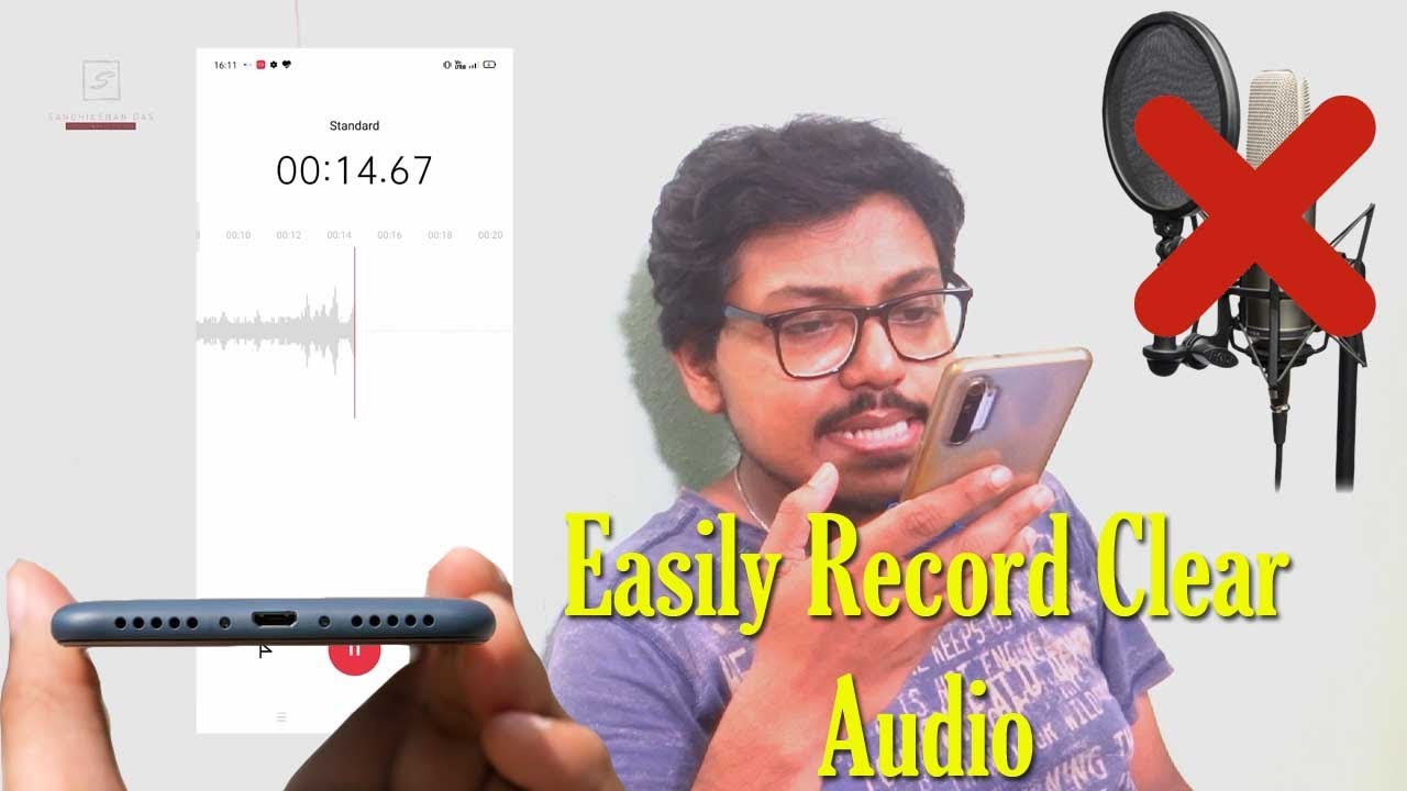 How to record Clear audio with your smartphone/phone/mobile ? No ...