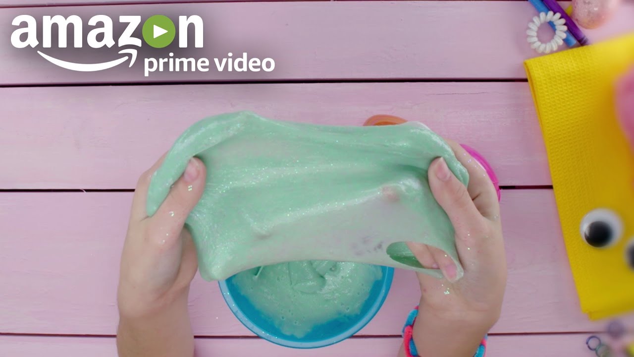 How To Make Your Own Glitter Slime | Prime Video Kids - YouTube