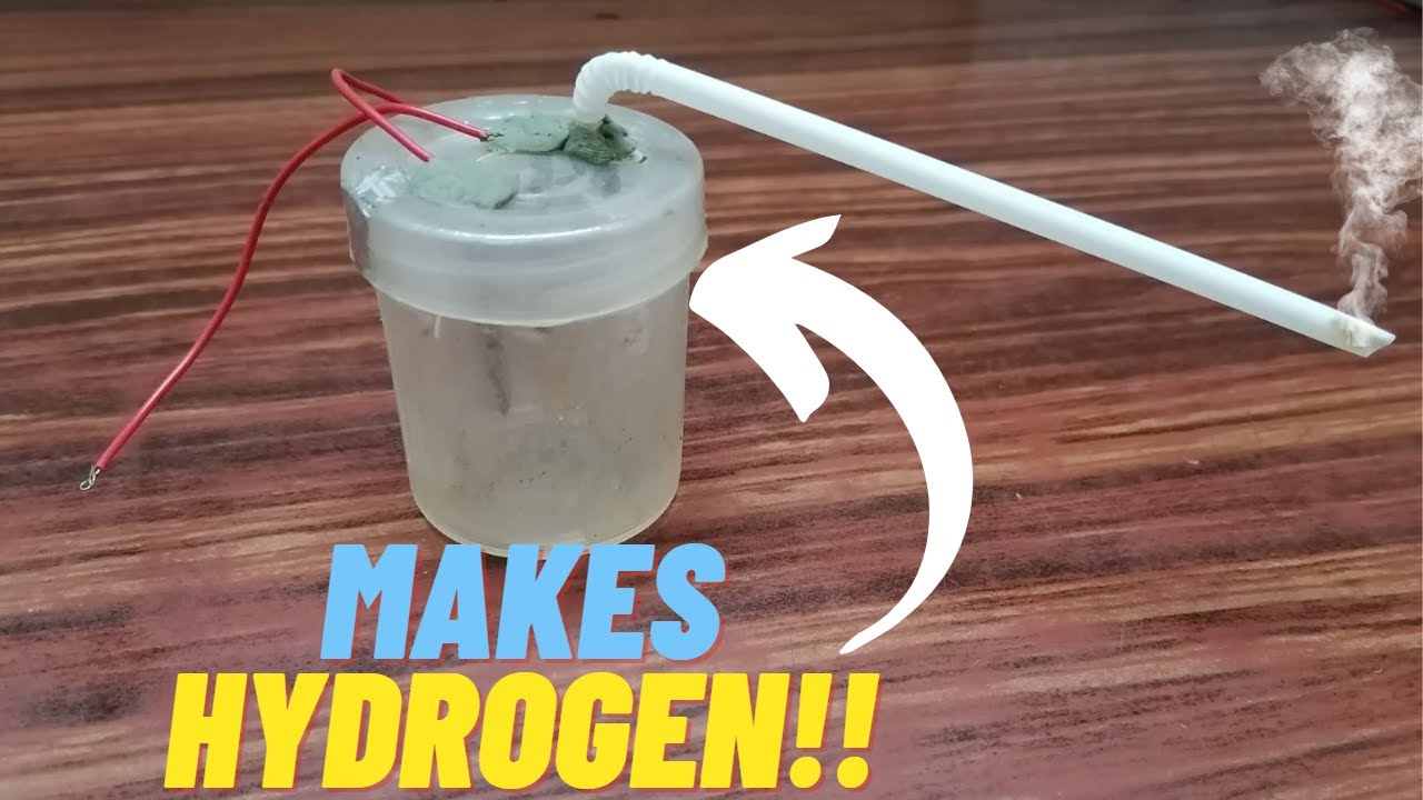how to do electrolysis of water at home for beginners| science ...