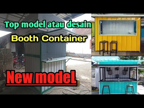 Top 75 model BOOTH CONTAINER yang cocok untuk usaha kuliner semi cafe ...