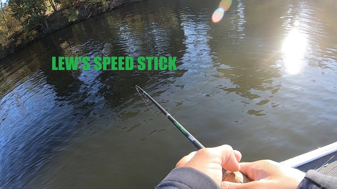 Lew's Speed Stick Spinning Rod Lands GIANT Fish - YouTube
