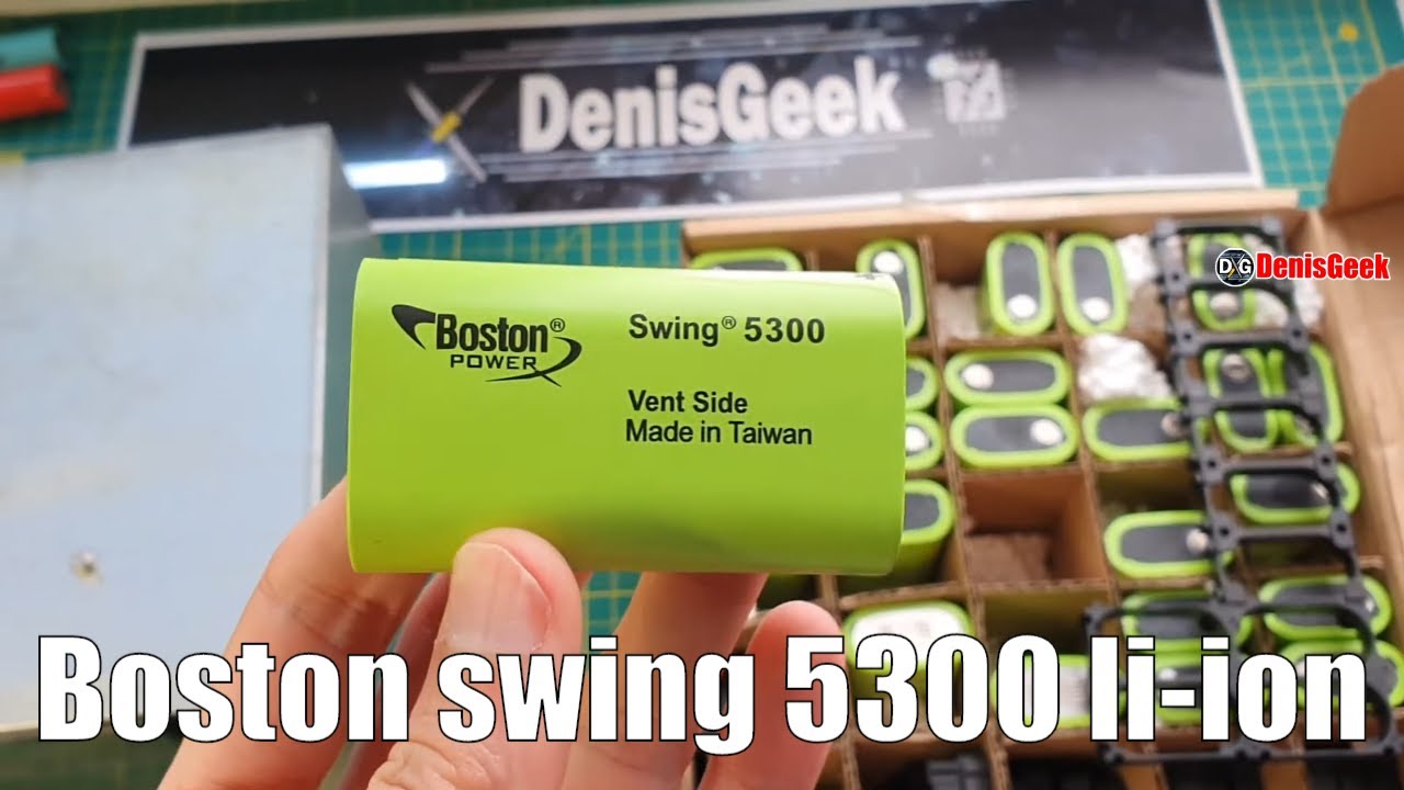 Boston Swing 5300 li-ion новый аккумуляторы, тесты и специфика , пайка ...