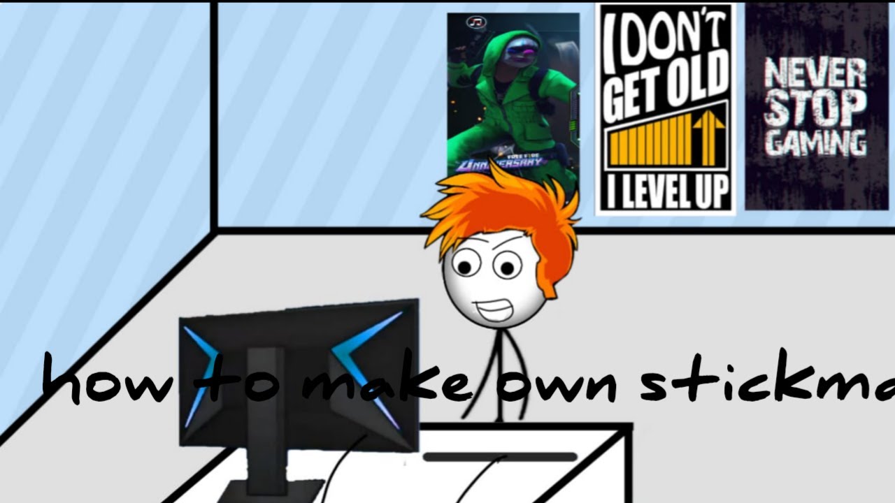 how to make own stickman - YouTube