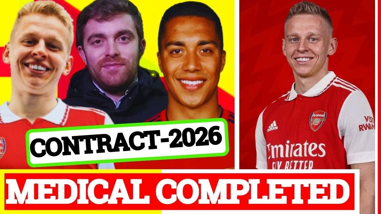 MEDICAL COMPLETED. Arsenal Signing Completes Medicals & Signs Till 2026 ...