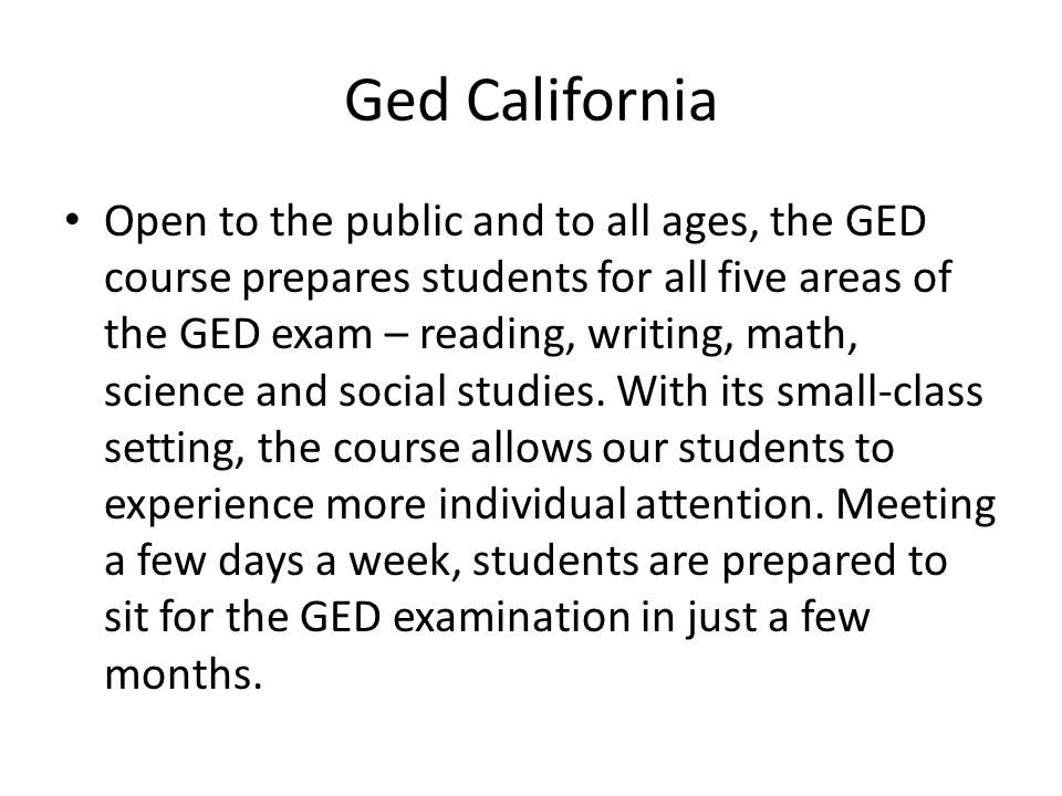Ged California - YouTube