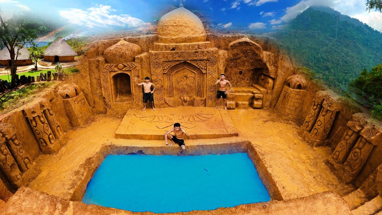 How To Make Indian Architecture From Dig To Build Underground House and ...