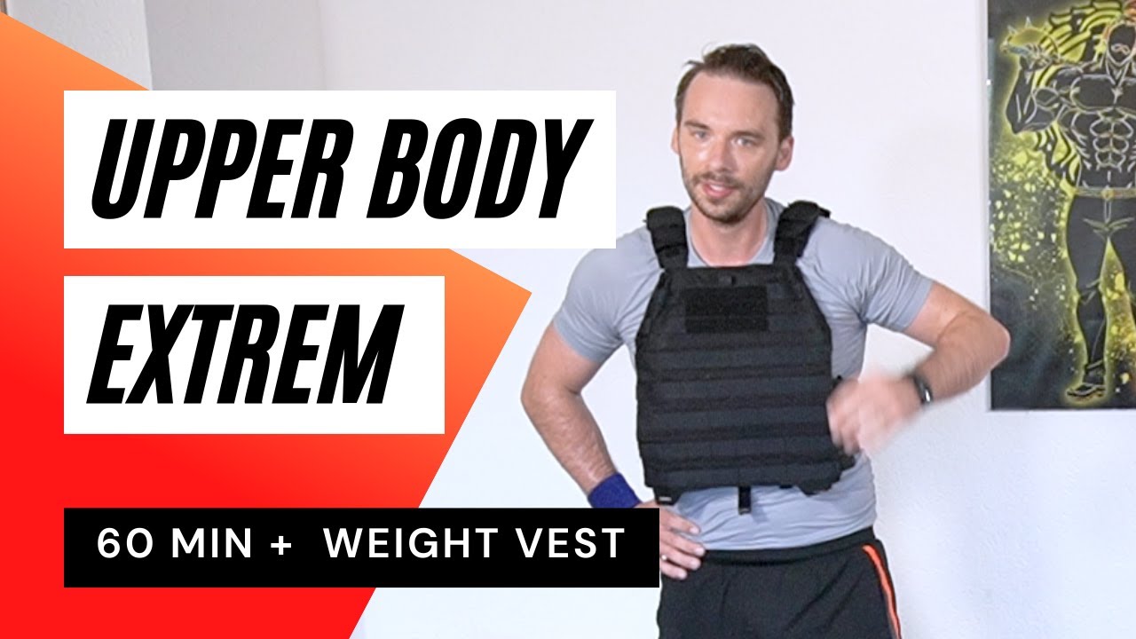500 CALORIES BURN | 60 MIN | CARDIO | UPPER BODY WORKOUT | WEIGHT VEST ...