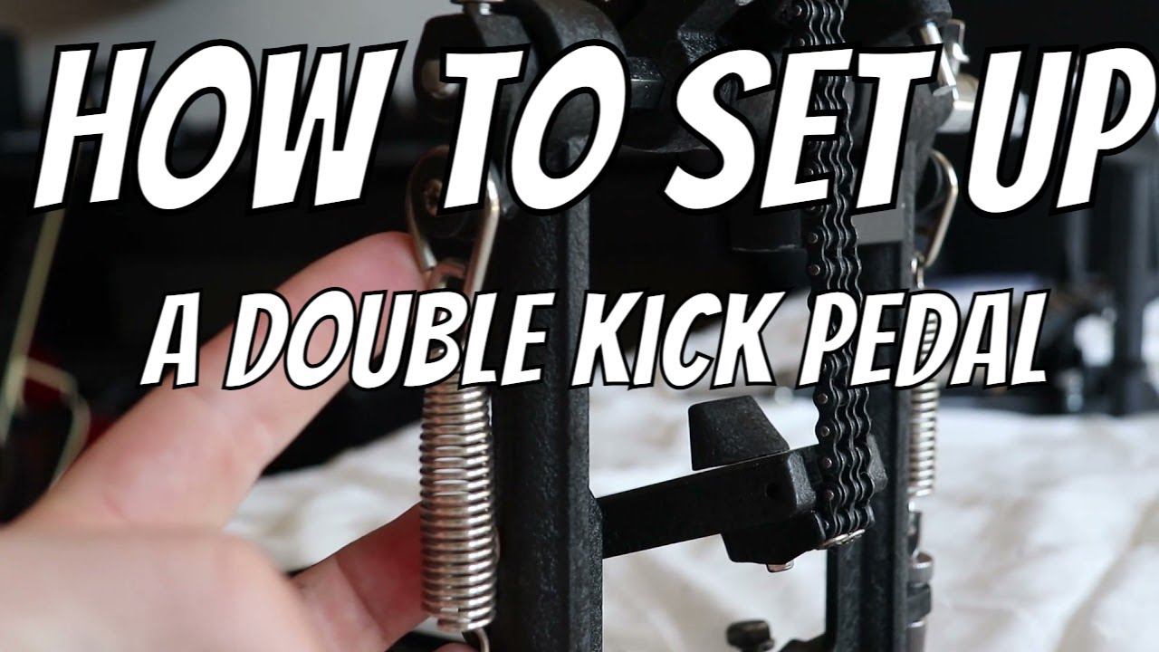 Setting up a Double kick Pedal | Artist Guitars Twin Kick Pedal - YouTube