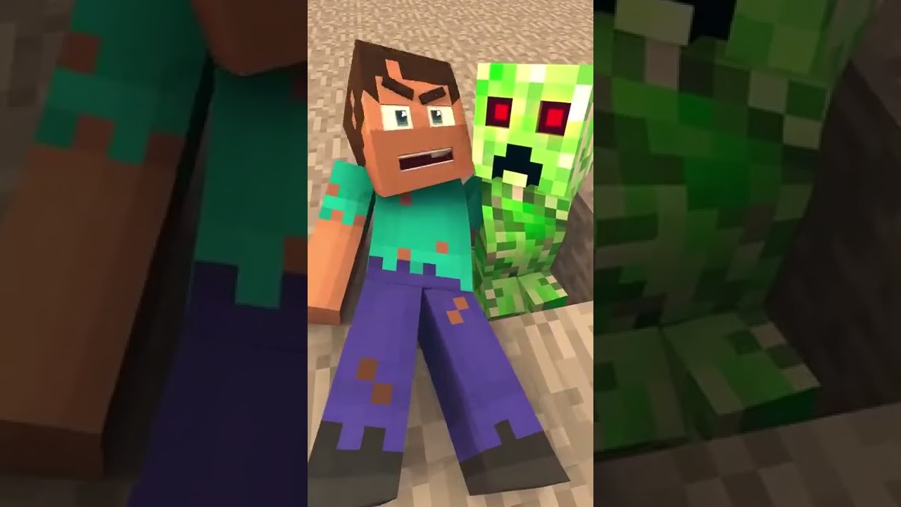 Steve not afraid || Minecraft Animation || #Shorts - YouTube