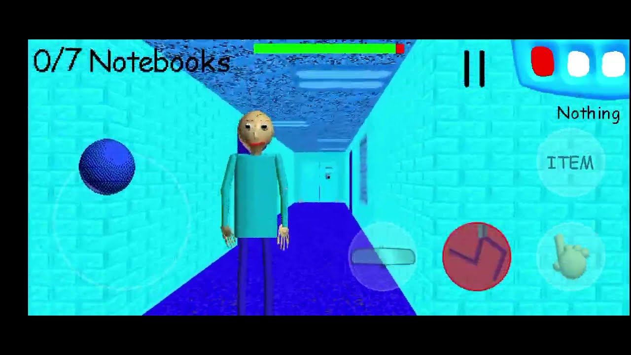 Валя в синем?-Baldi's Blue World mod - YouTube