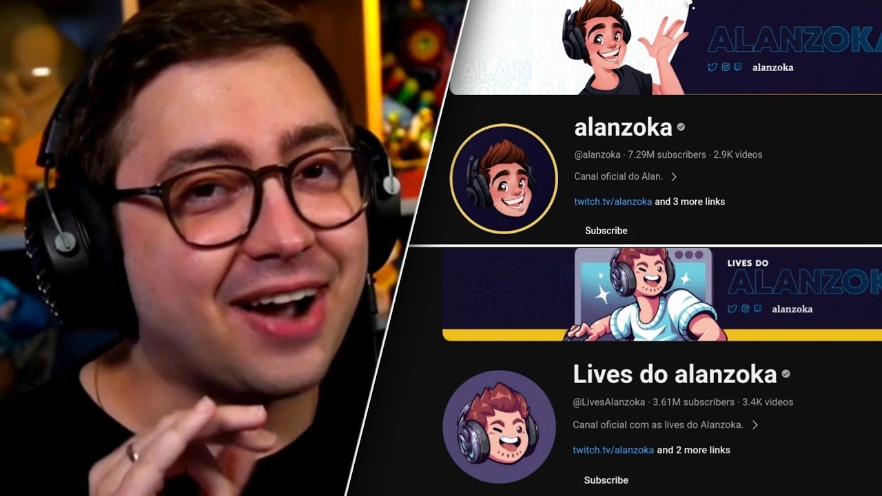 ALAN SOBRE AS NOVIDADES NO CANAL PRINCIPAL - YouTube