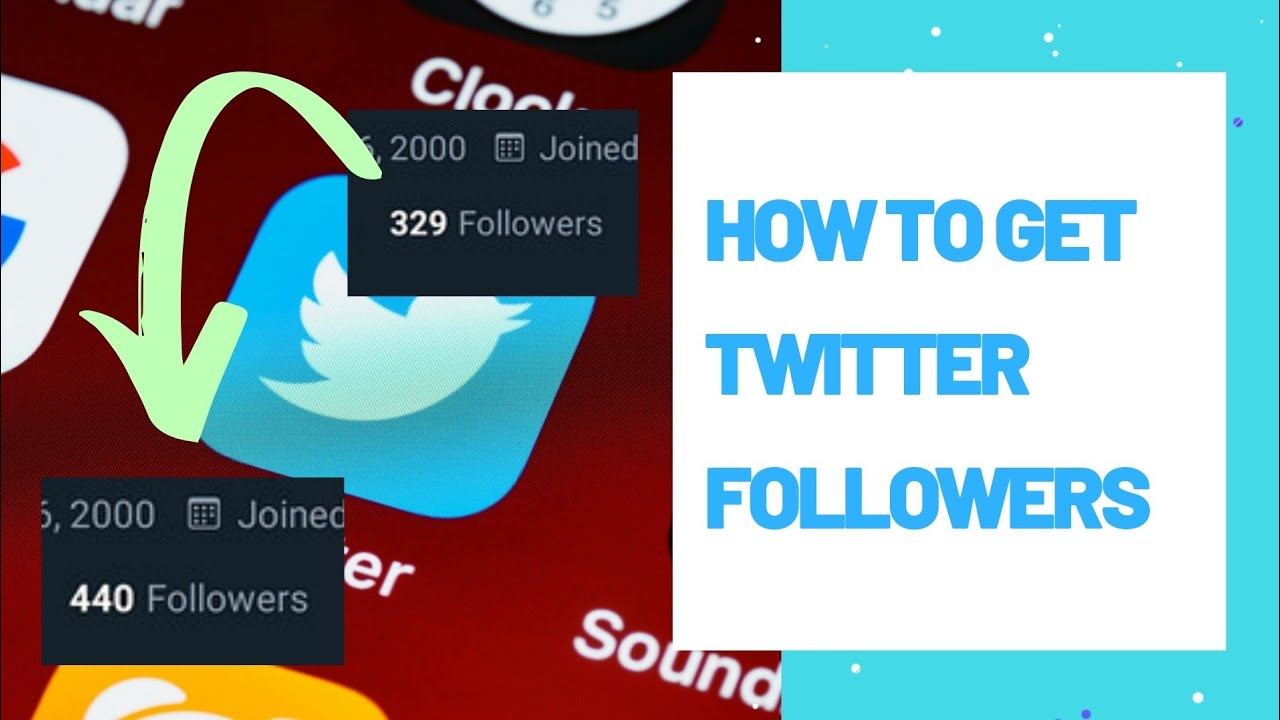 HOW TO GET FOLLOWERS ON TWITTER - YouTube