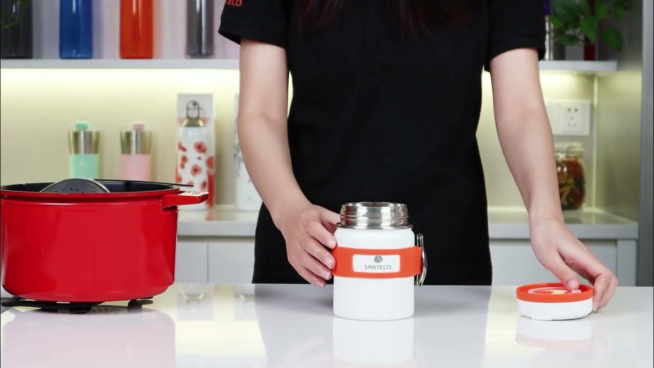 Santeco KOGE Food Jar Vacuum Insulation 500ml - YouTube