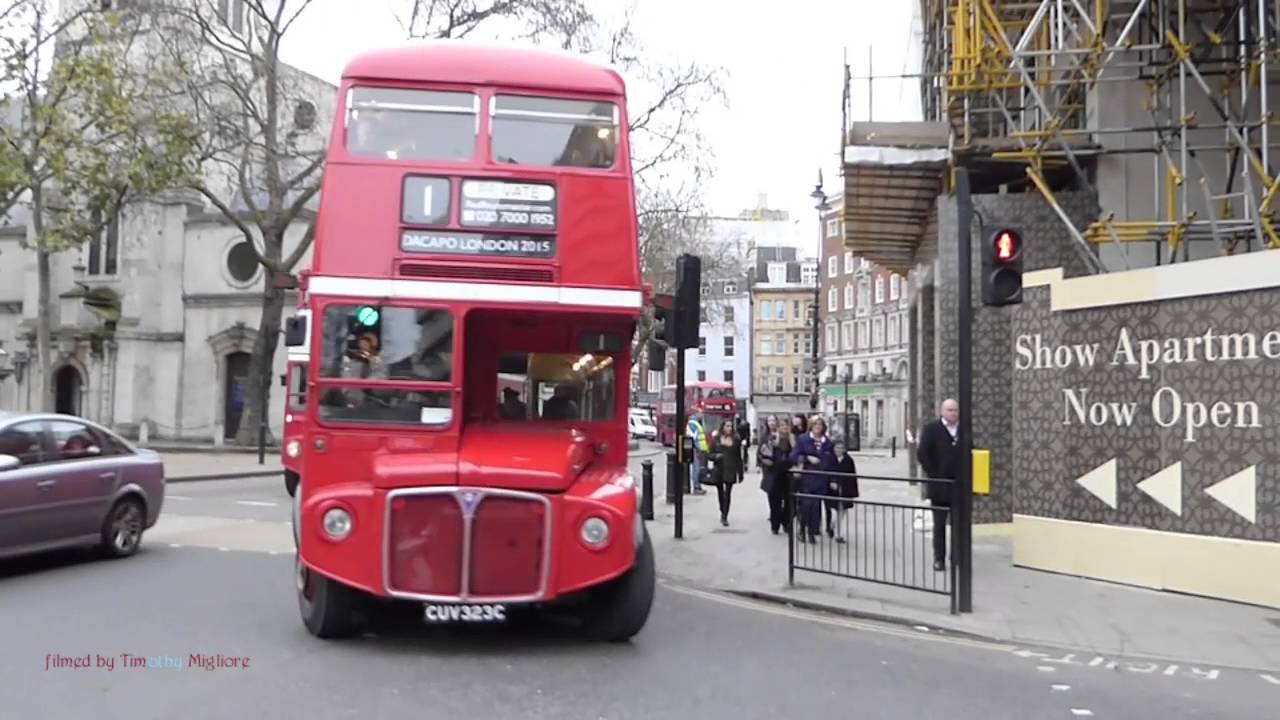 The Iconic Buses of London, UK - 2015 - YouTube