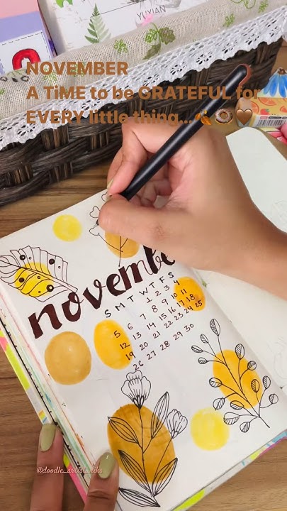 November doodle Art🍁 ️ #art #drawing #artwork #doodle #doodleart - YouTube