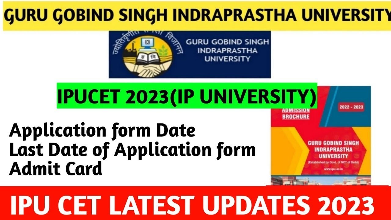 Ipu Cet 2023 Application Form Ipu Admission 2023 Ggsipu Admission