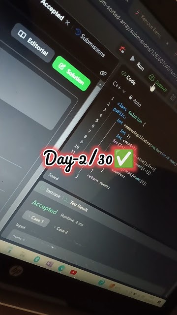 Day 230 On Leetcode Engineering Dsa Leetcode Shortsyoutube Shorts Challenge Codinglife