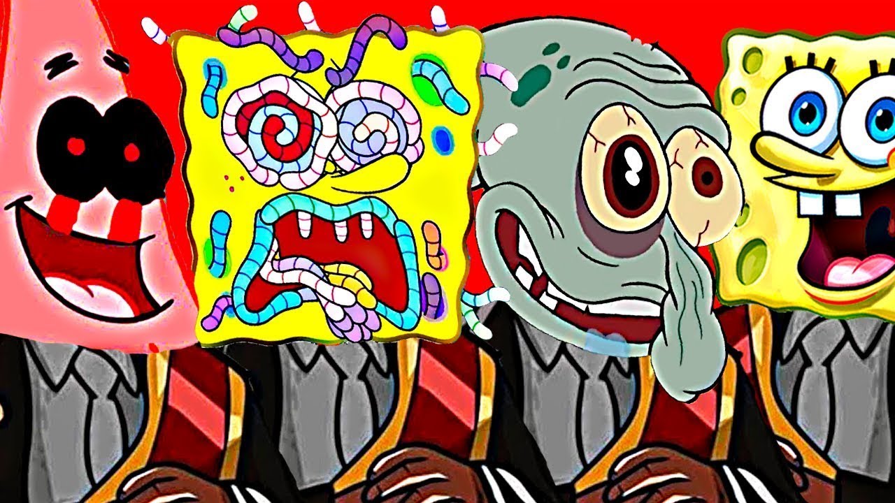 SpongeBob.EXE & SCARY Patrick.EXE & MONSTER Squidward.EXE - Skibidi ...