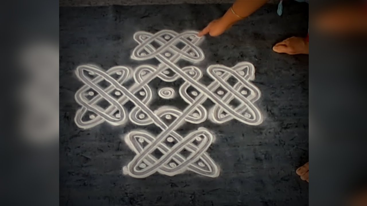 Beautiful & Simple Traditional easy Rangoli Patterns | Quick & Elegant ...