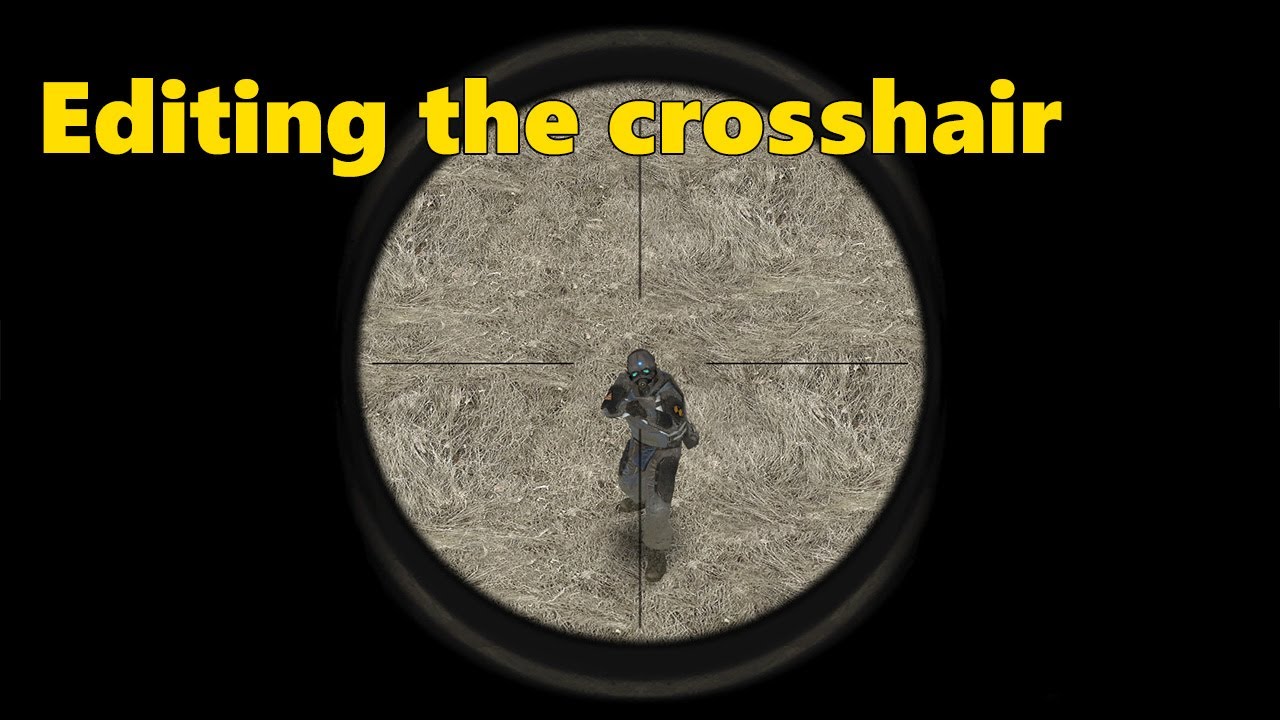 [Photoshop/WarZ] Editing the crosshair - YouTube