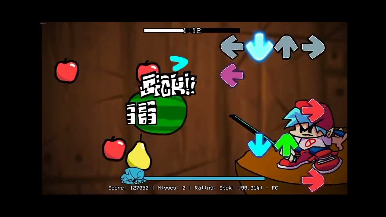 FNF VS Fruit Ninja - Fruity - YouTube