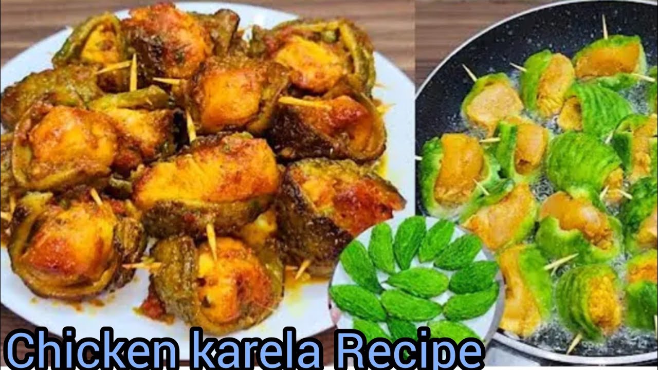 Chicken Karela Recipe by iqra's lifestyle | Chicken Recipe | Bharwa ...