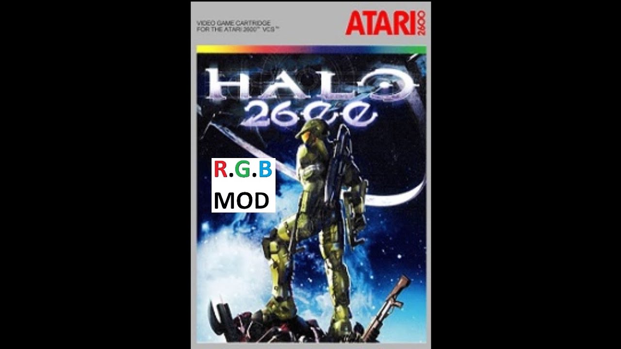 HALO 2600 ATARI 2600 (RGB MOD) - YouTube