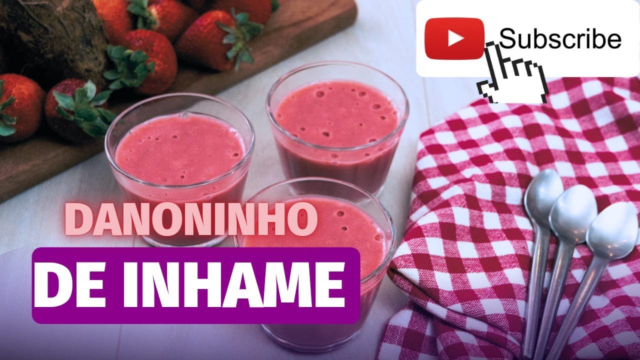 Como fazer Danone caseiro com 3 ingredientes - YouTube