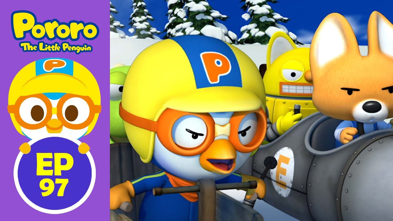 @Pororoepisode Pororo the Best Animation | #97 Sled Race | Learning ...