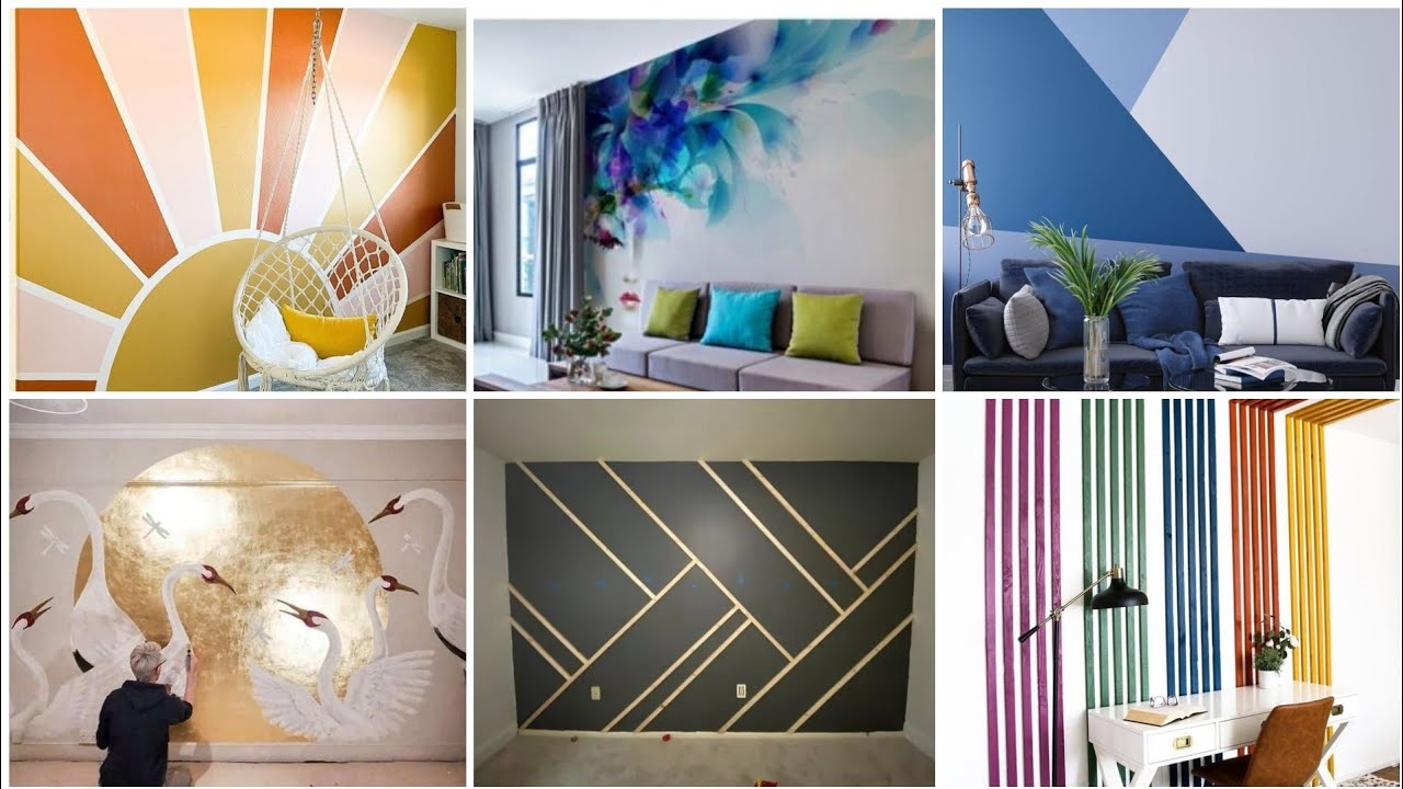 100+Top Wall paint design(part 2)Wall paint colour combination l ...