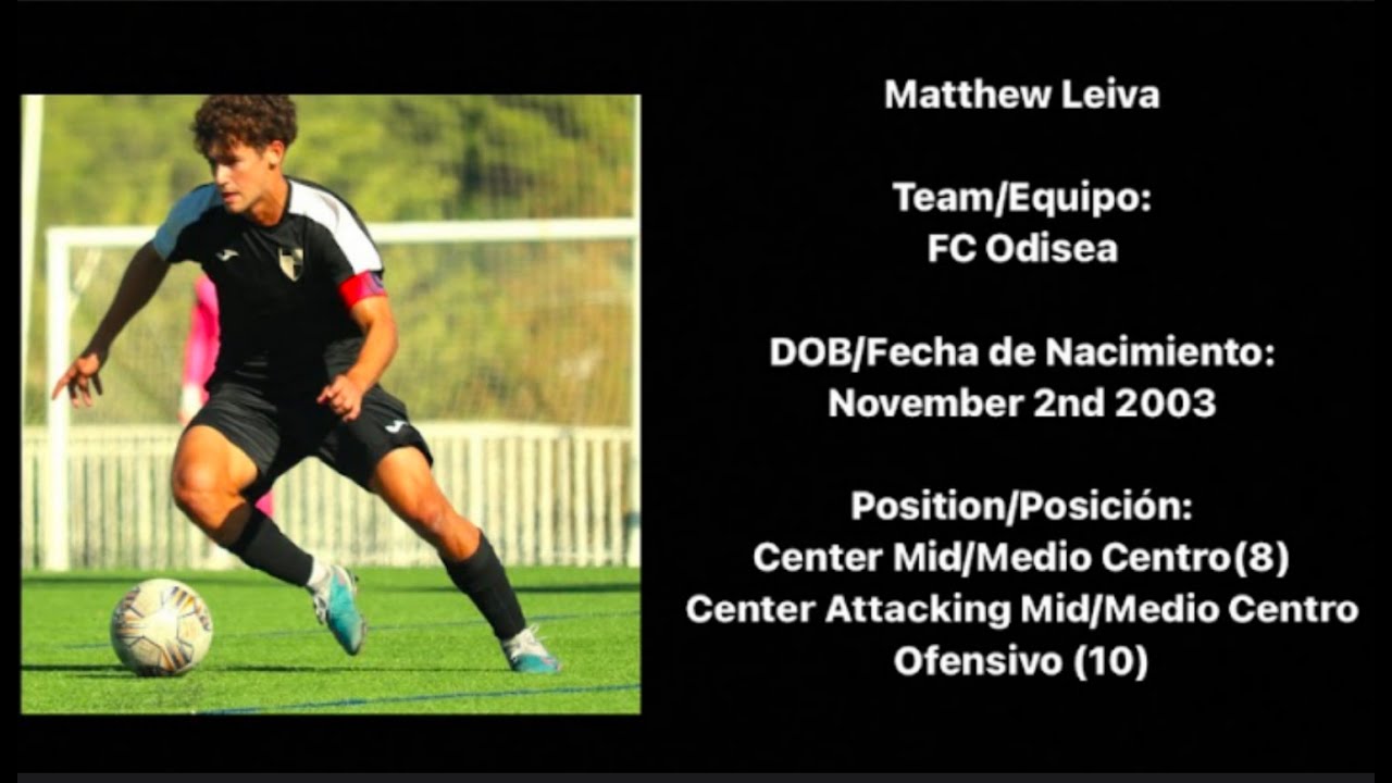 Matthew Leiva 2023/2024 Season Highlight Video - YouTube