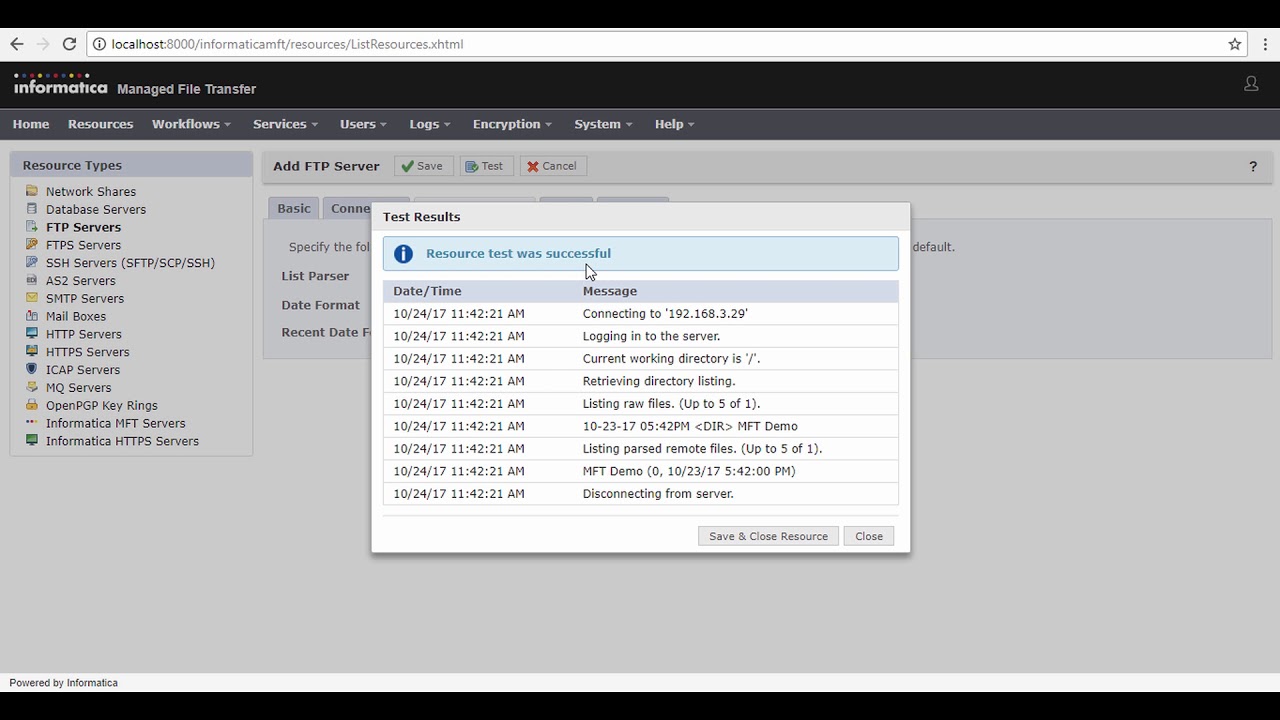 Informatica Cloud B2B Gateway and MFT Integration - YouTube