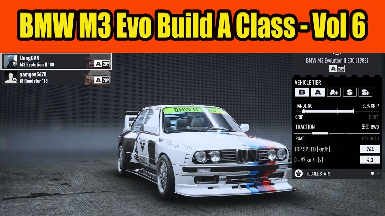 BMW M3 Evolution II Build A Class Car in NFS Unbound Vol 6 - YouTube