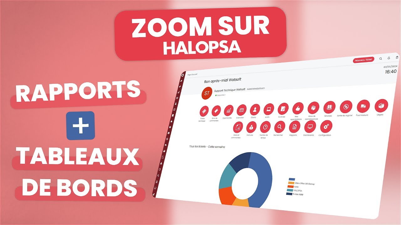 🔍 [TUTO] HaloPSA : Créez des rapports et dashboards efficaces ! - YouTube