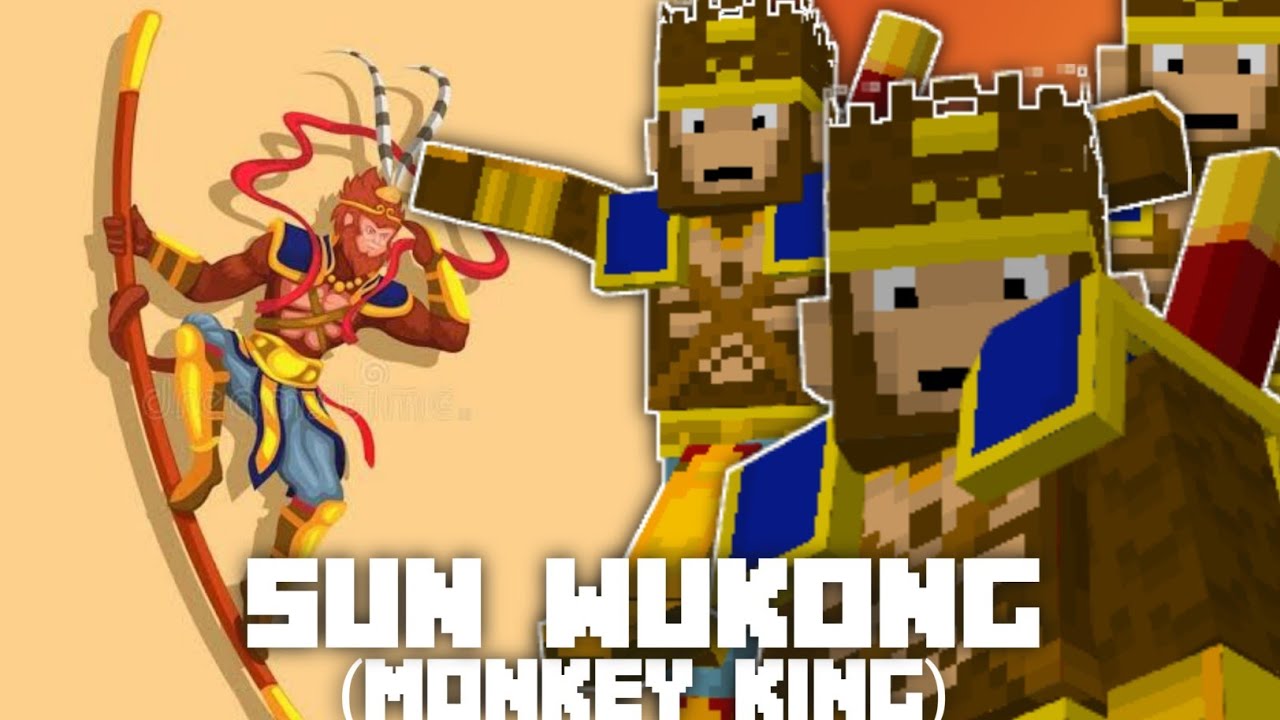 Sun Wukong (Monkey king) Minecraft model - YouTube