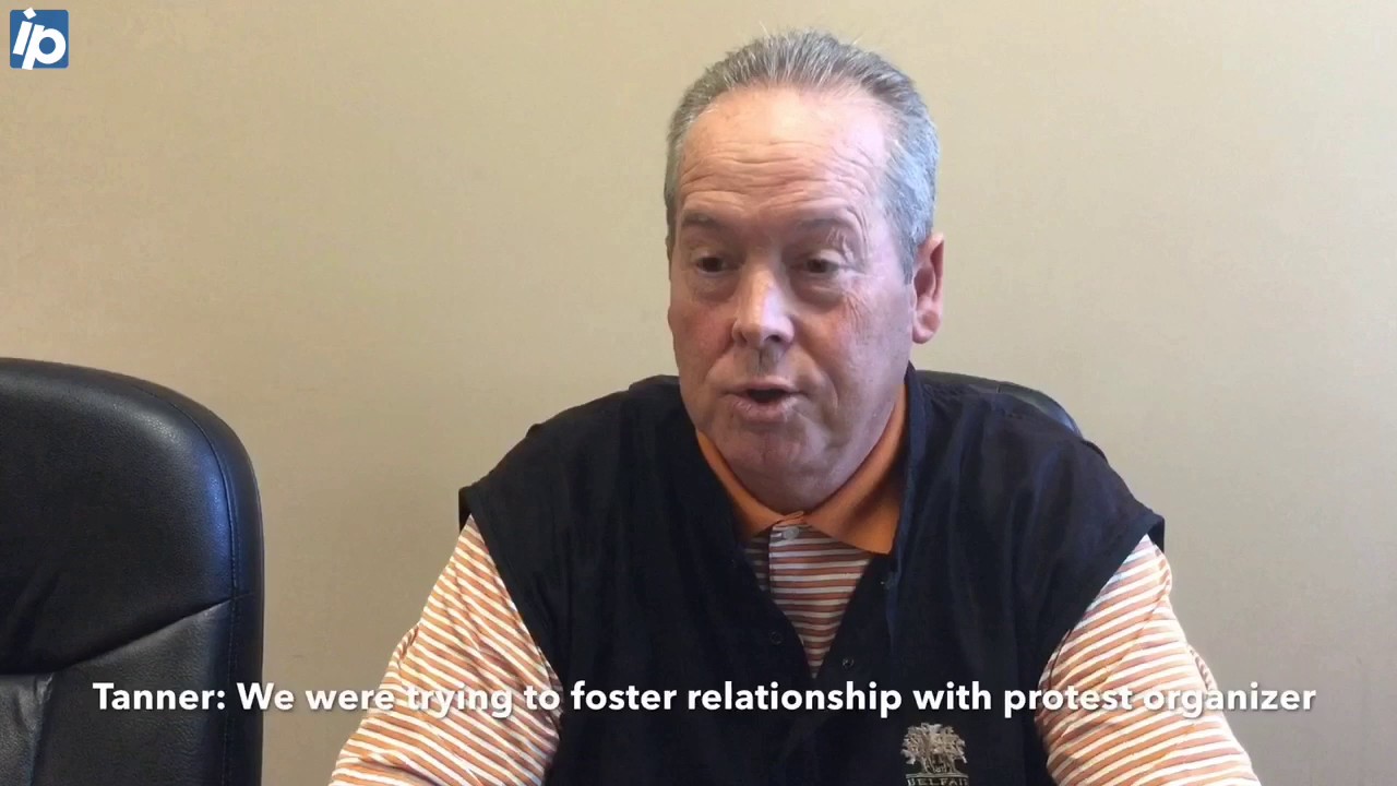 Sheriff Tanner: 'ridiculous to think we'd try to stop a protest - YouTube