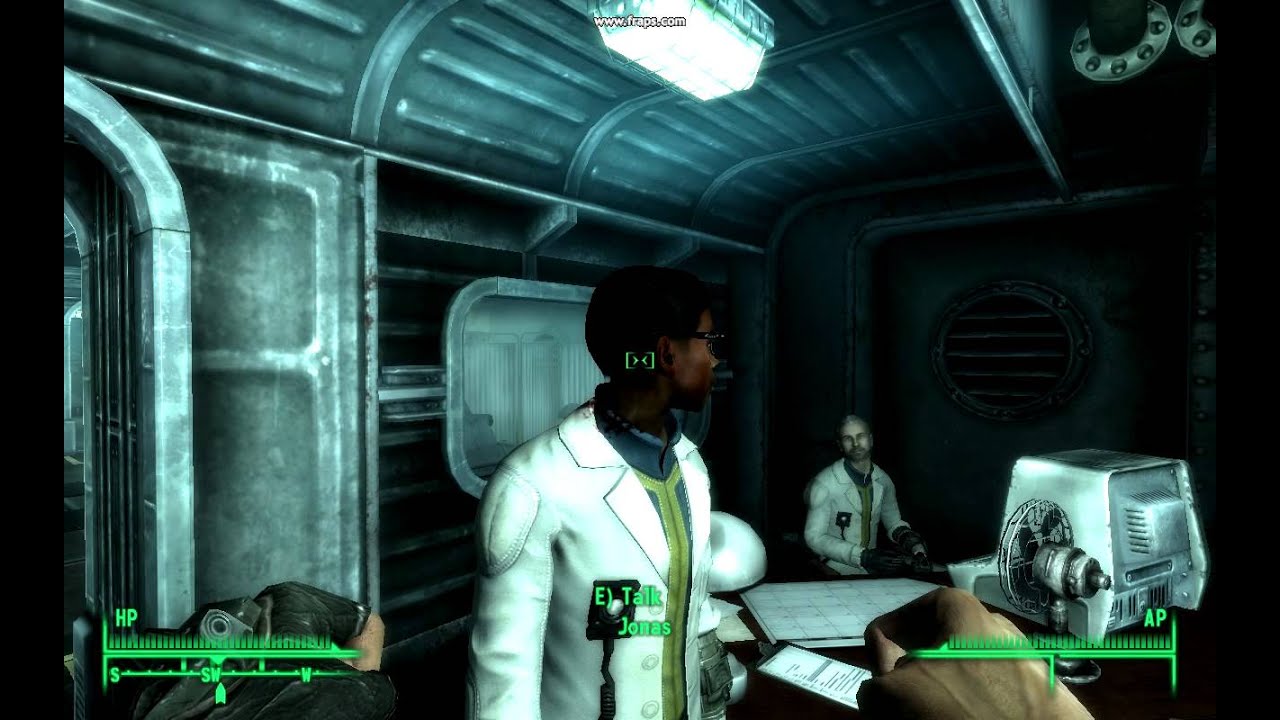 Fallout 3: Knocking out your father and Jonas - YouTube