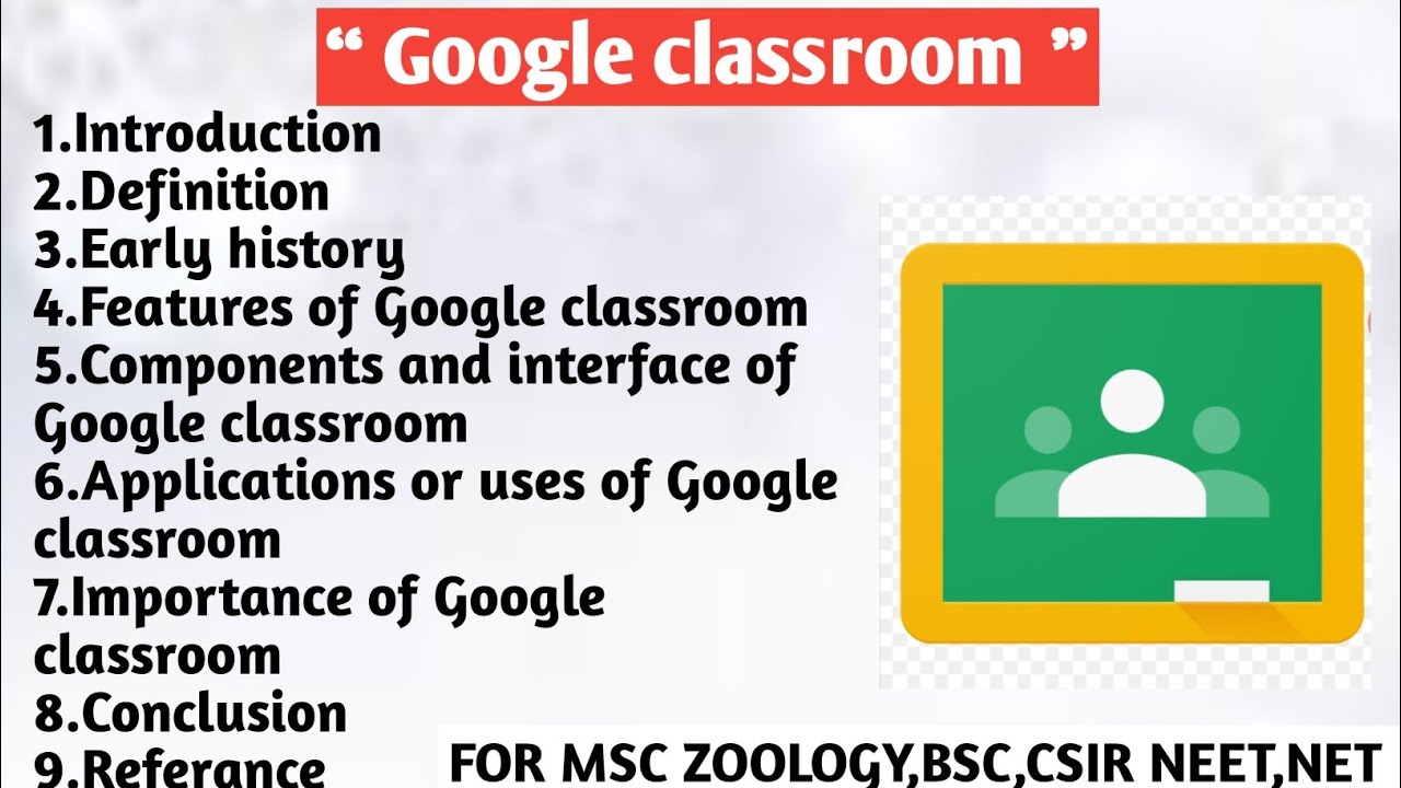 Google classroom | Early history | Feature |Component and interface ...
