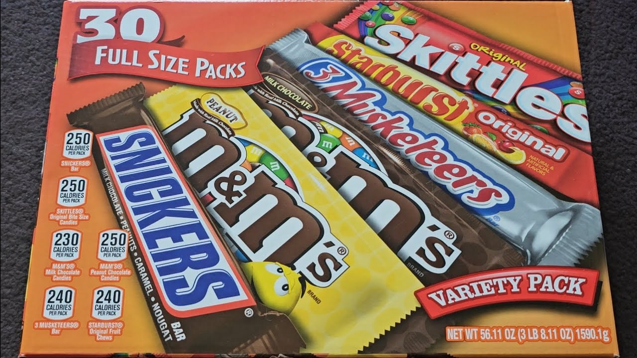 Costco Sale Item Review Mars Variety Pack Snickers Peanut m&m's 3 ...