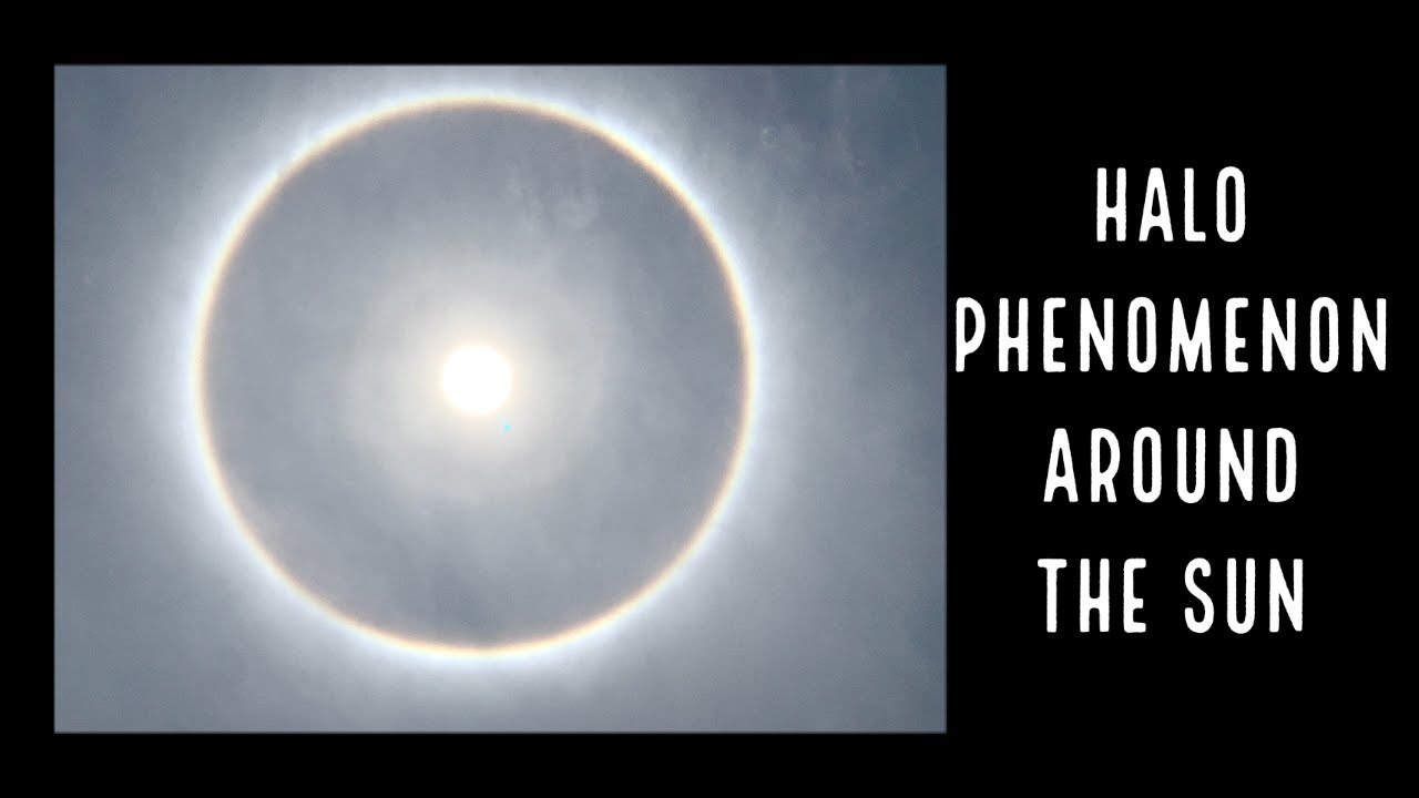 Huge Circle Around SUN | Halo Phenomenon around Sun Video Footage ...